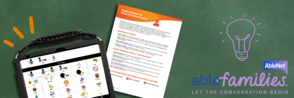 Modeling AAC 101: Basics for Effective Communication - AbleNet | SupportHub